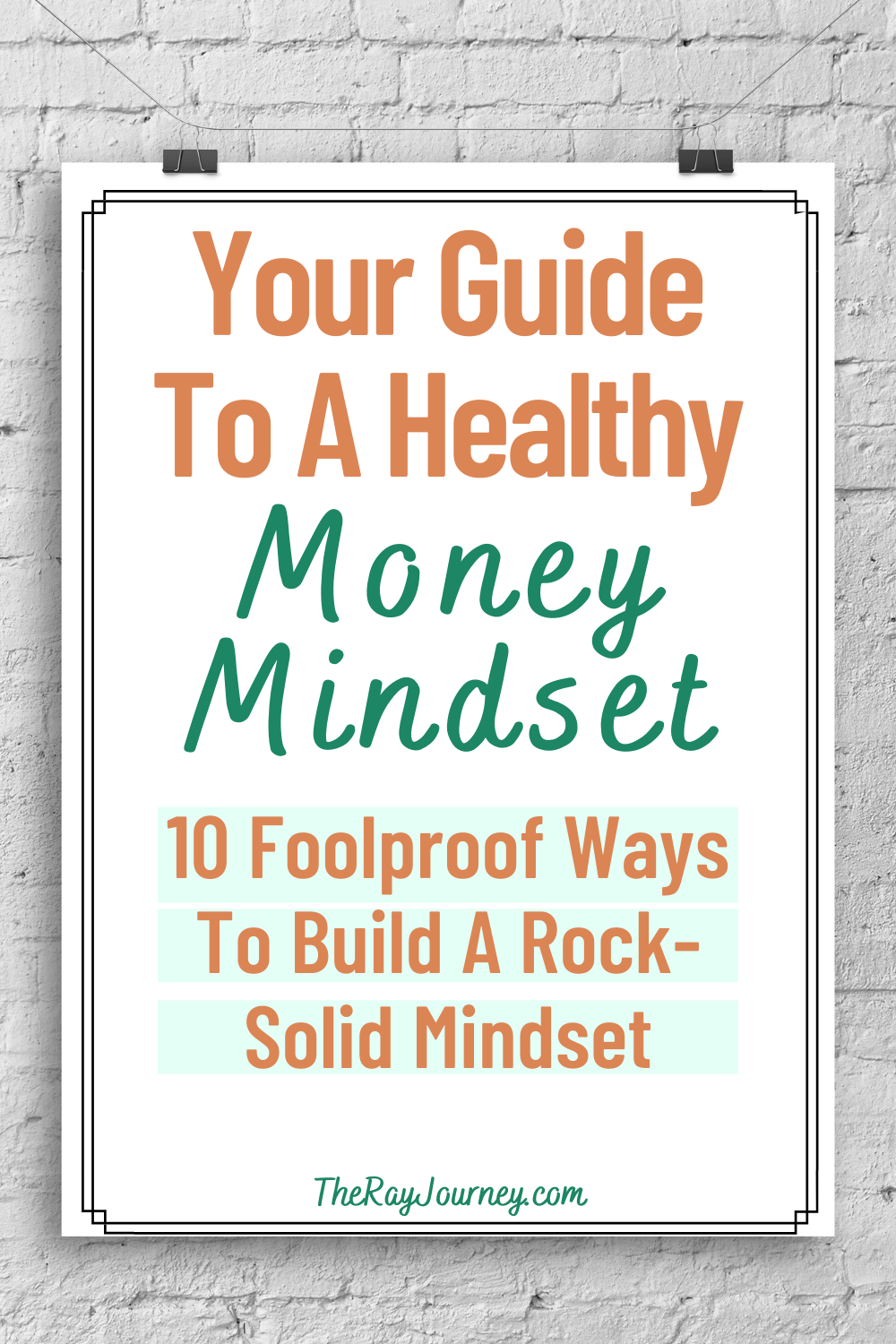 Your Guide To A Healthy Money Mindset: 10 Foolproof Ways To Build A ...